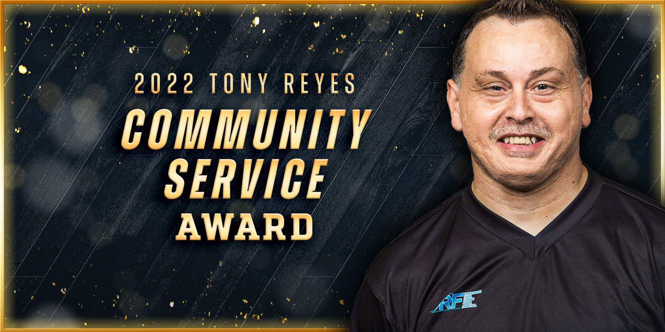 Ryan Shafer Named 2022 Tony Reyes Community Service Award Winner | PBA
